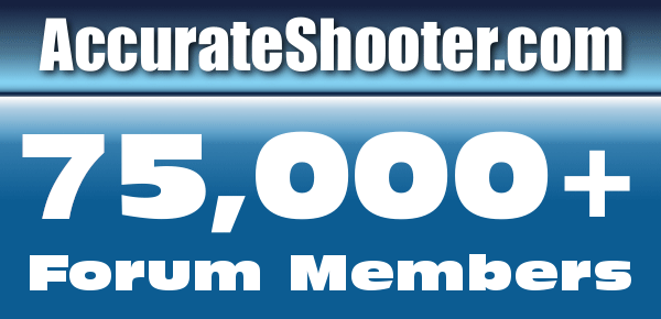 Our Forum Reaches 75,000+ Members within AccurateShooter.com
